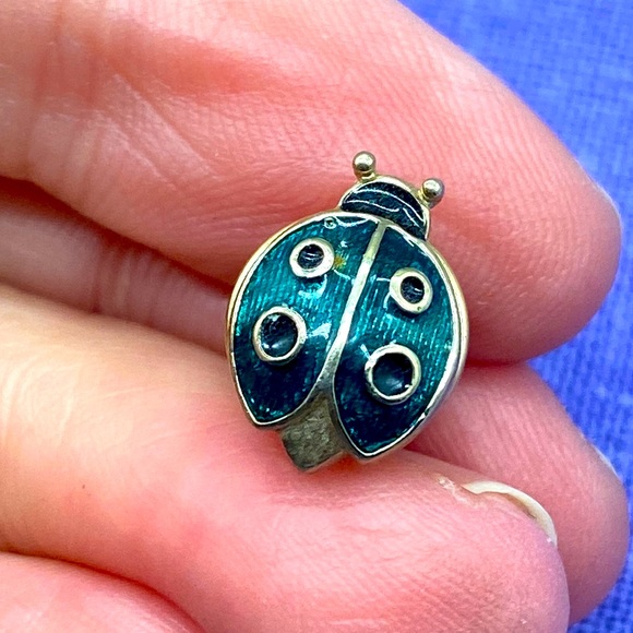 Avon | Jewelry | Vintage Avon Ladybug Pin In Green And Black Enamel ...